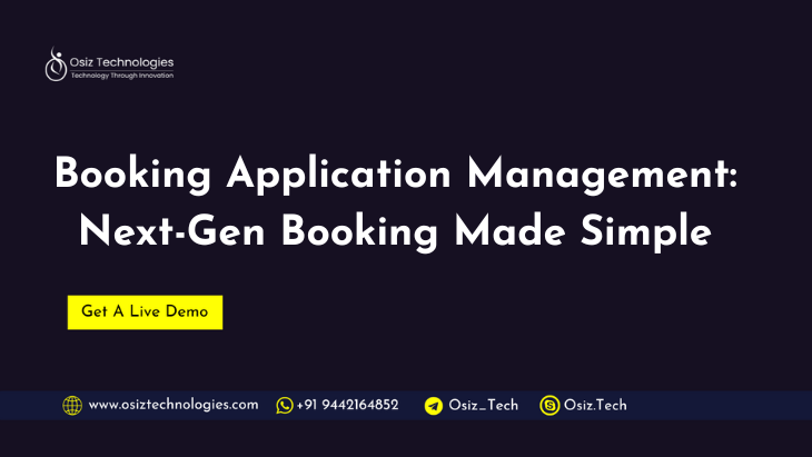 Streamline Your Booking Process with Osiz's Booking Application